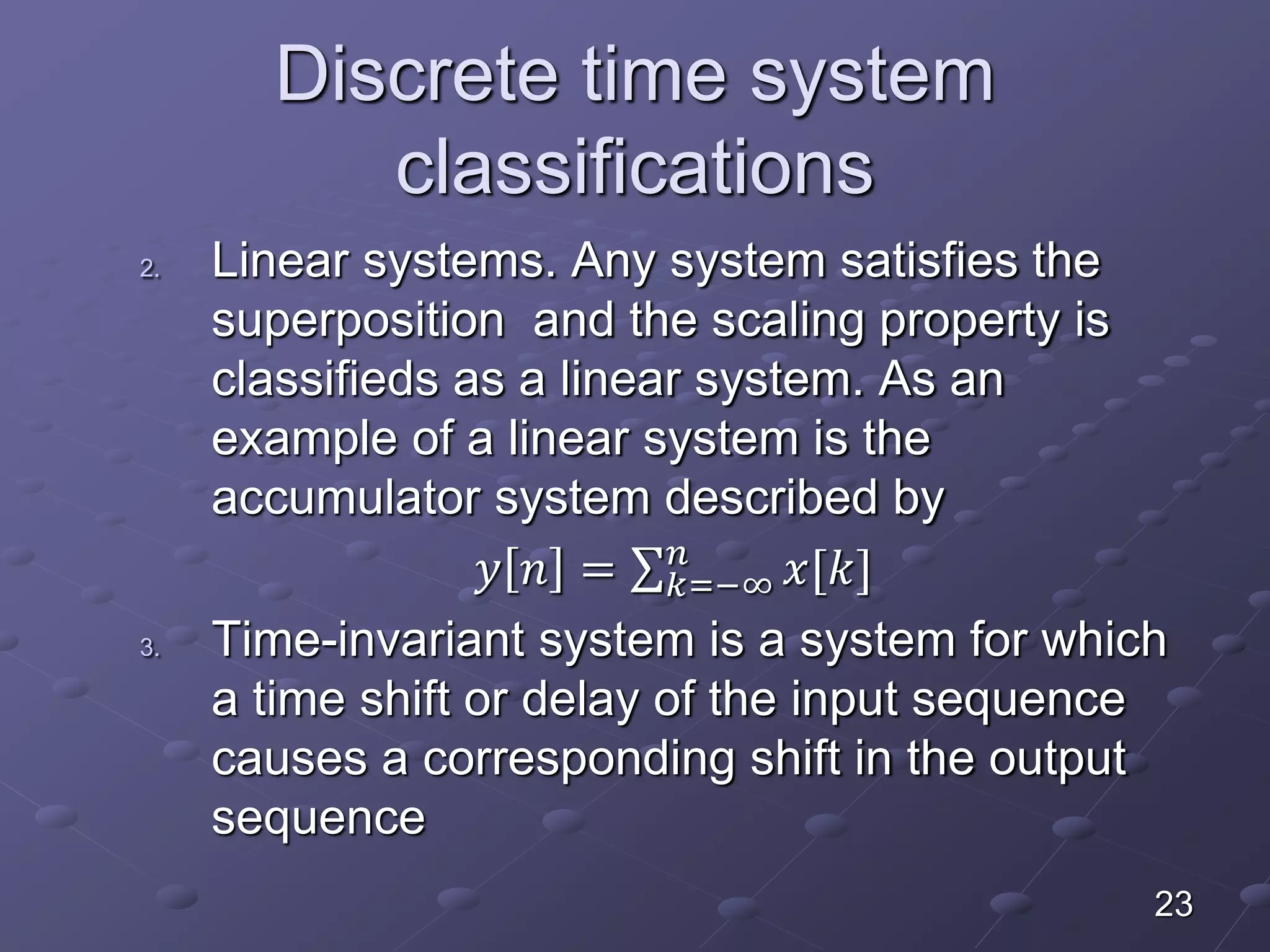 discrete time signals and systems | PPTX