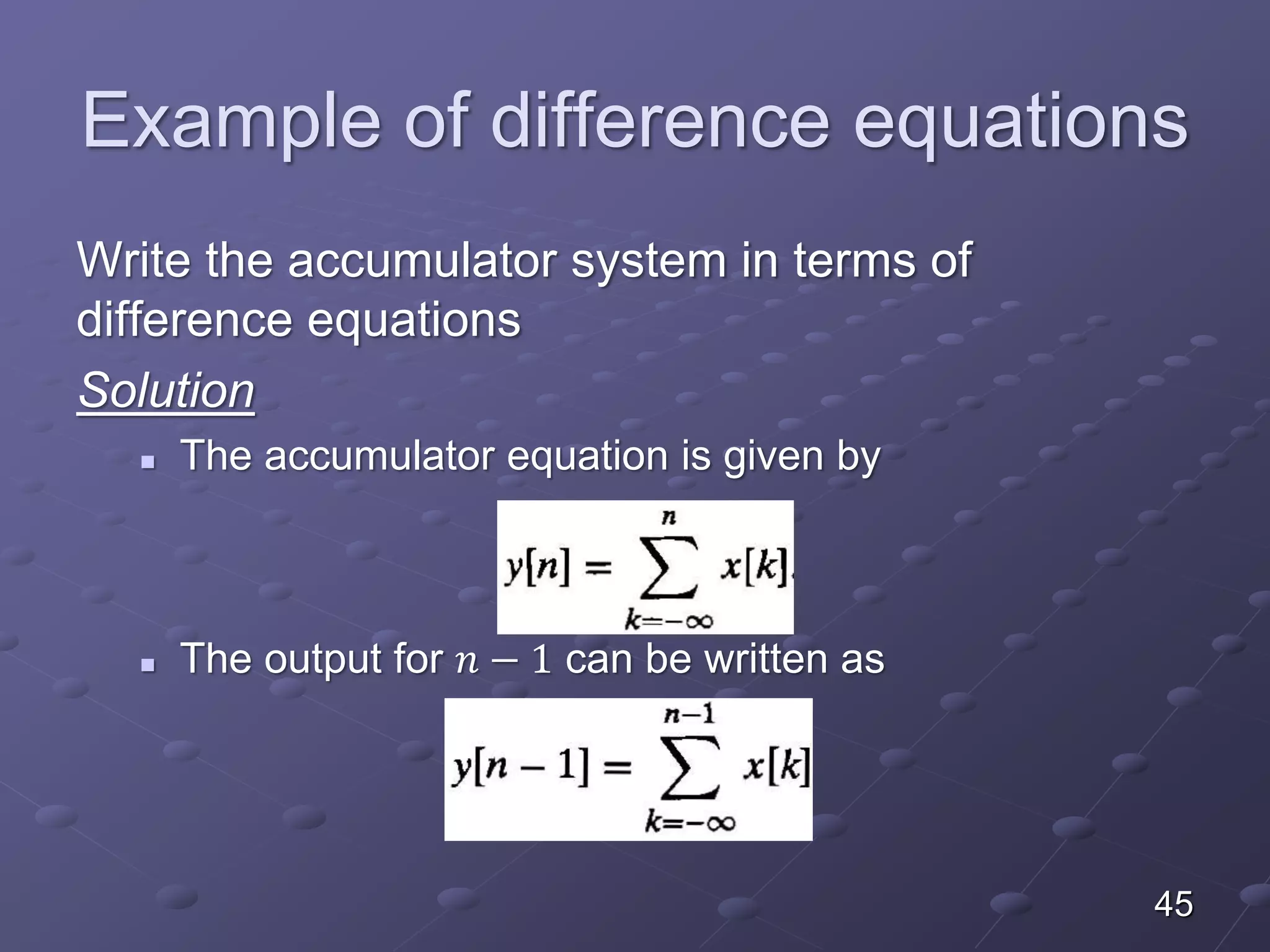 discrete time signals and systems | PPTX
