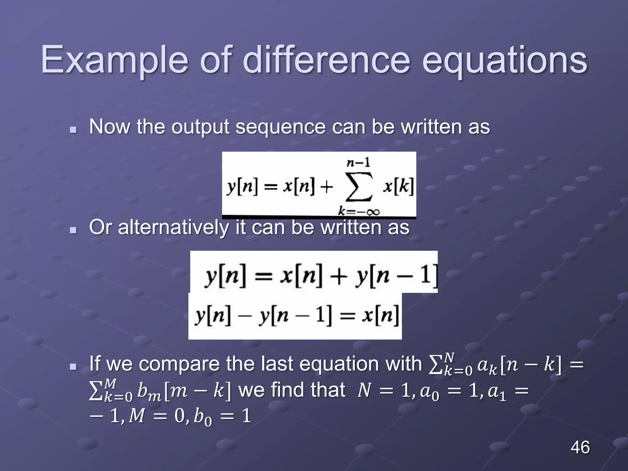 discrete time signals and systems | PPTX