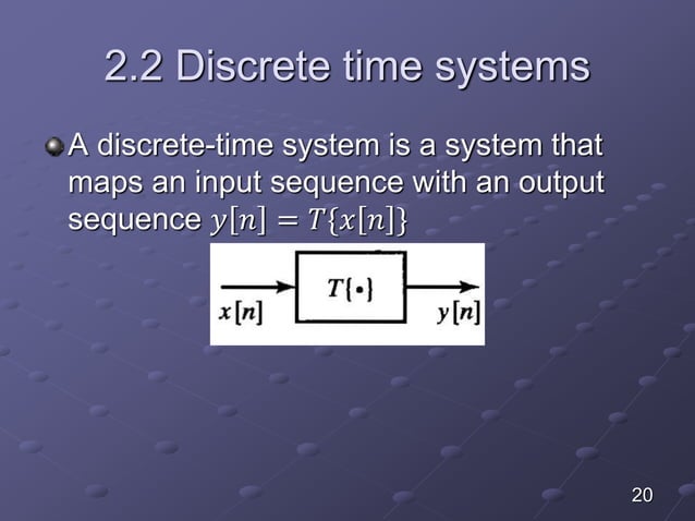 discrete time signals and systems | PPTX