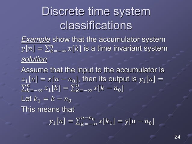 discrete time signals and systems | PPTX