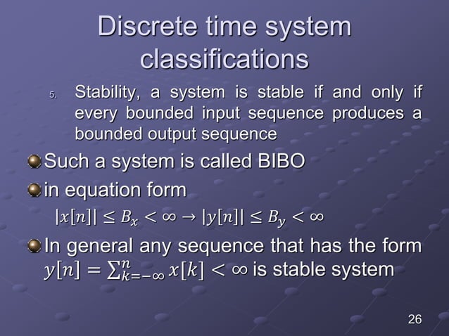 discrete time signals and systems | PPTX
