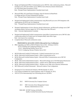 Nnaemeka Victor Maduike CV | PDF