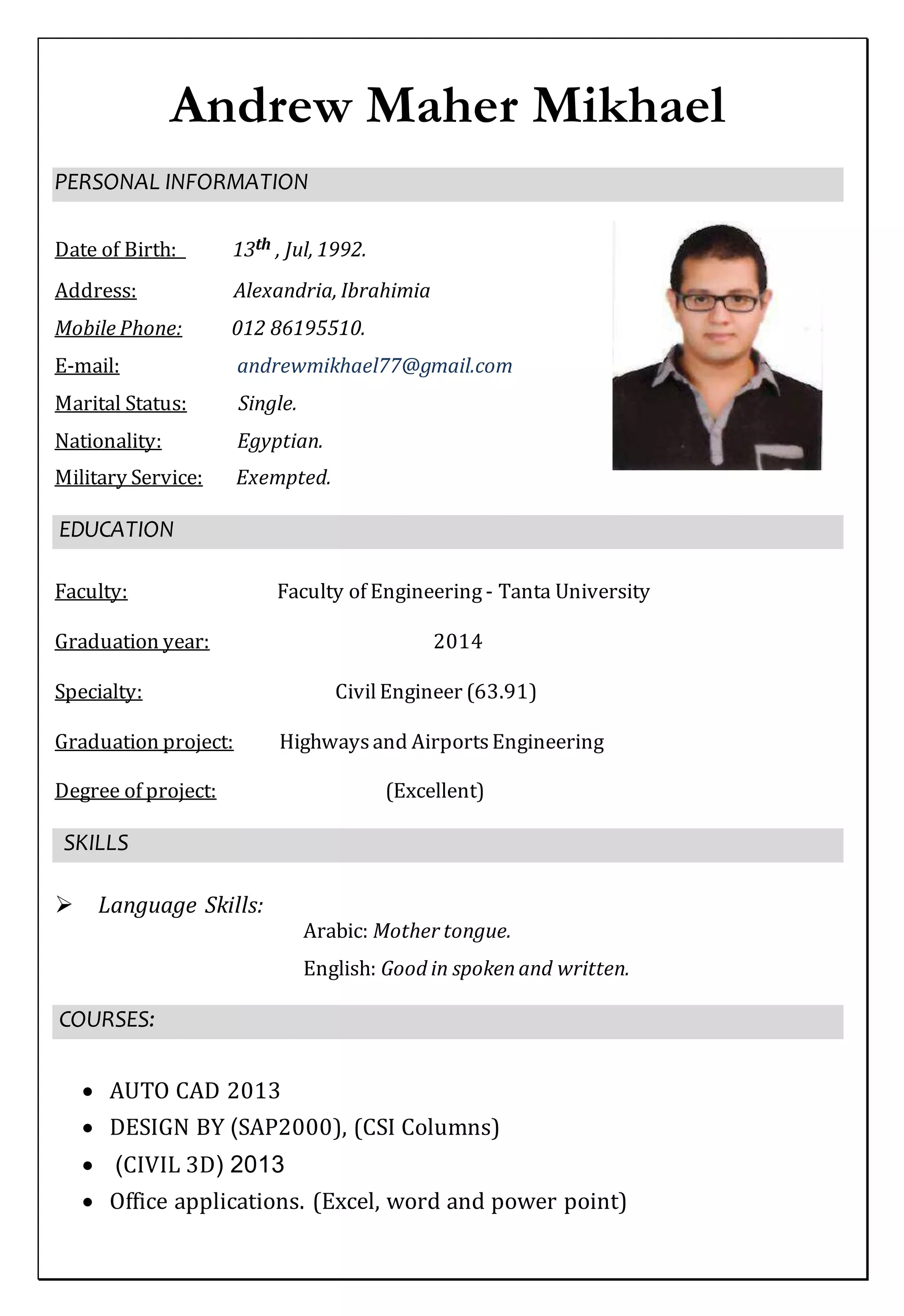 Andrew Maher Mikhael | DOCX