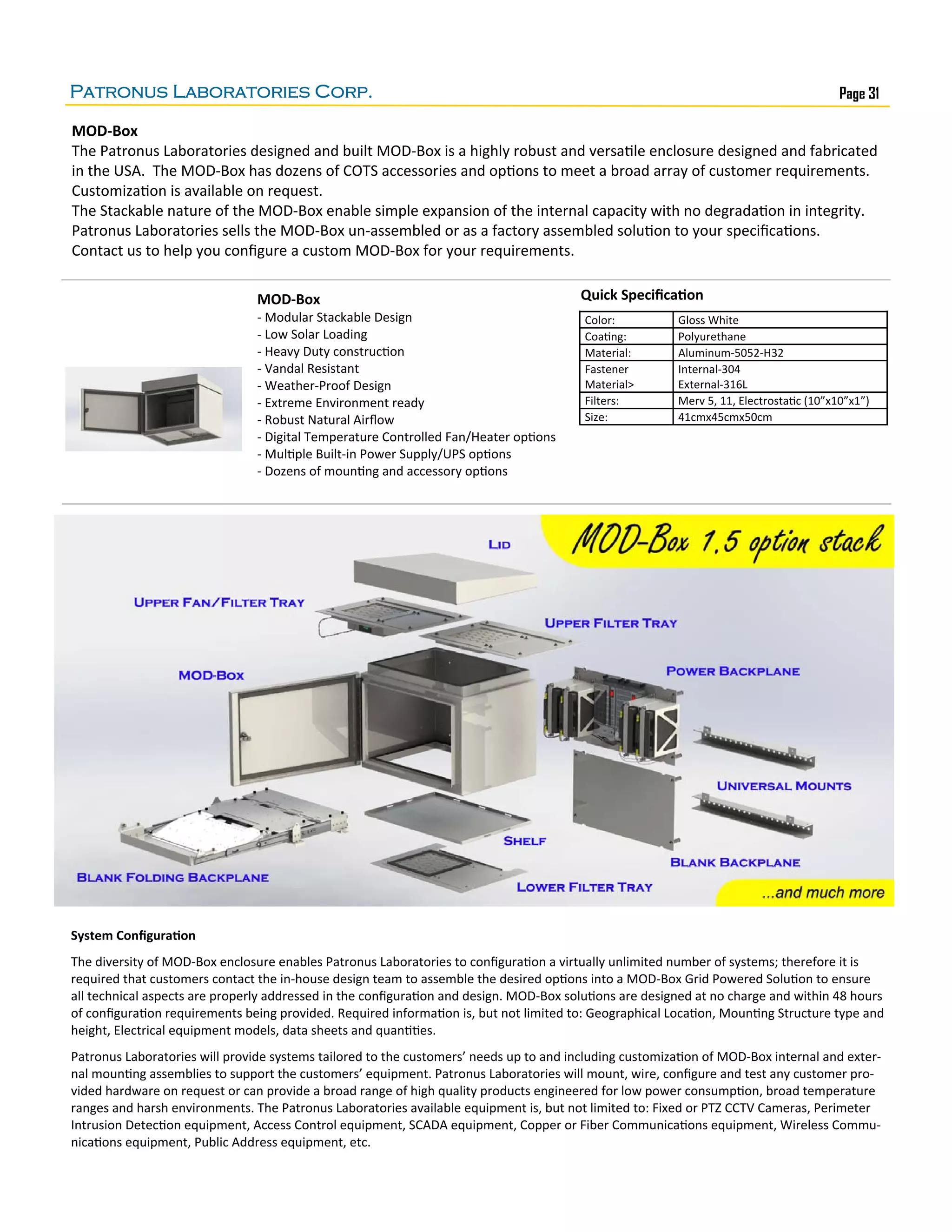Patronus Labs Quick Reference Catalog Mar 2016 | PDF