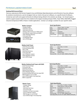 Patronus Labs Quick Reference Catalog Mar 2016 | PDF