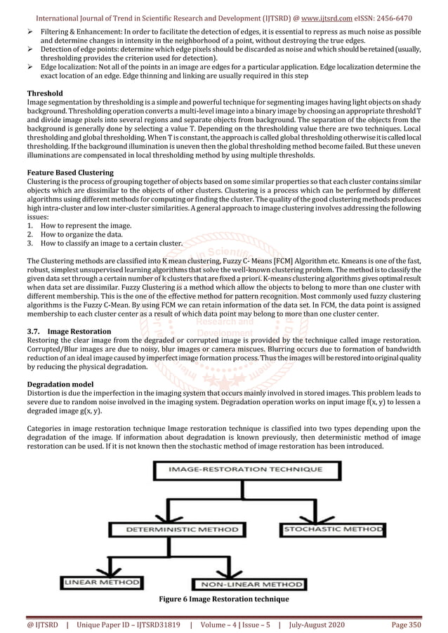 A Review on Overview of Image Processing Techniques | PDF