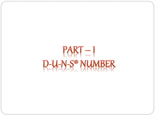 D-U-N-S & FEI Number | PPTX