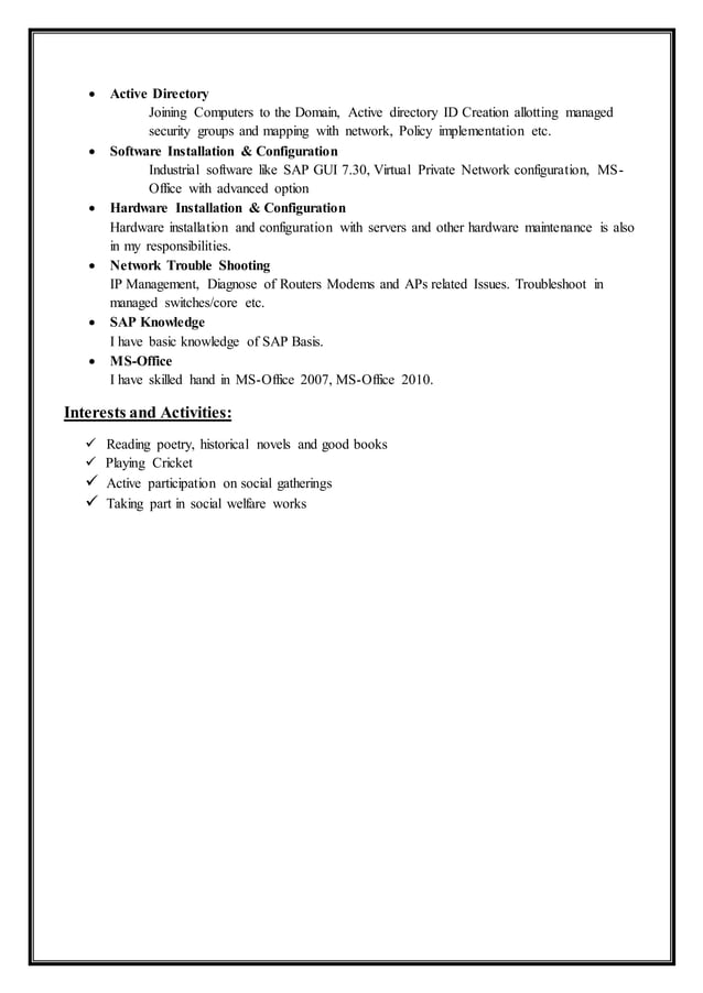 Noman CV | DOCX
