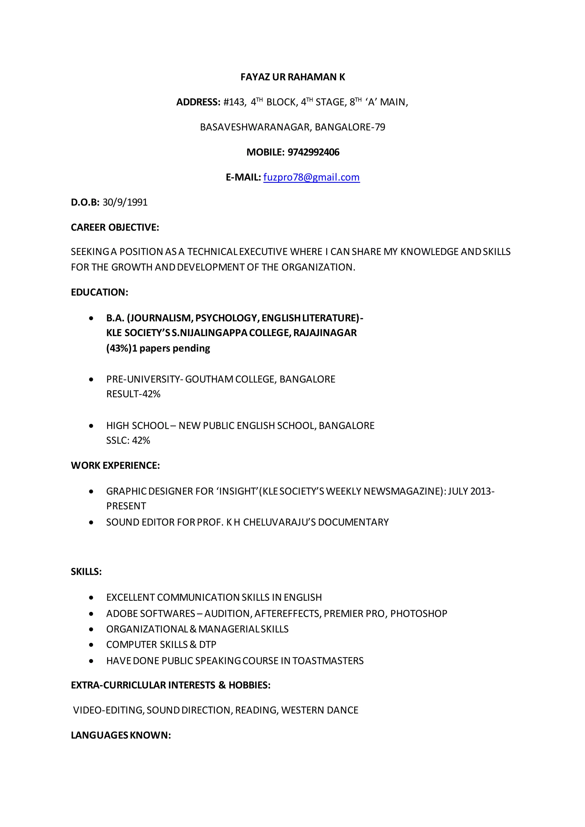 FAYAZ-RESUME-APR 14 | DOCX