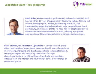 Teleiman Corporate Profile | PPT
