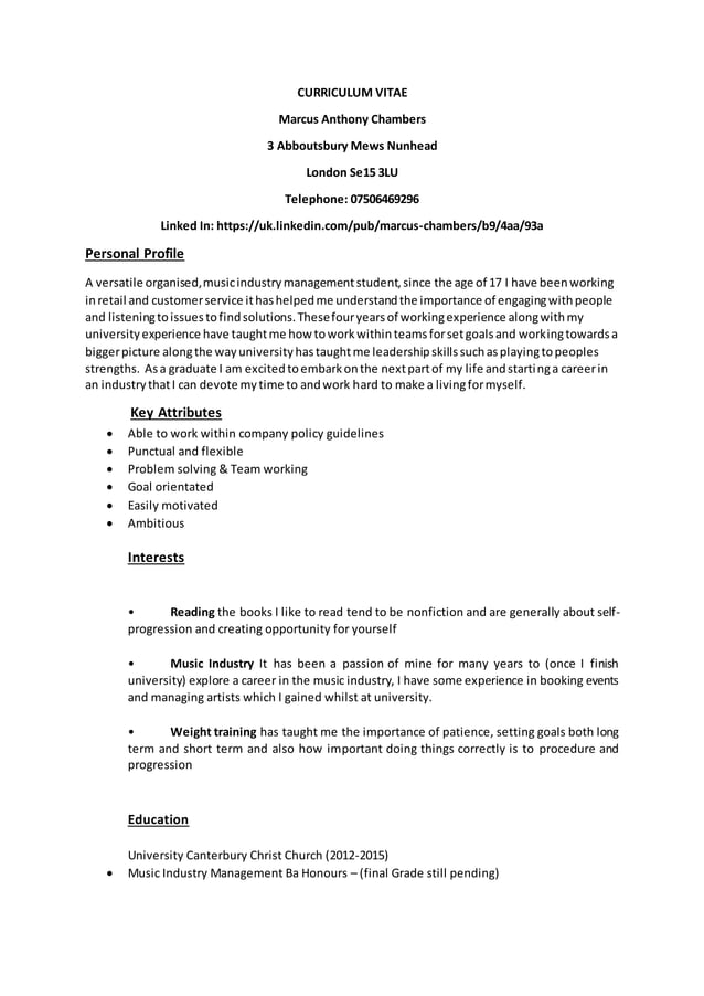 CURRICULUM VITAE | DOCX