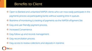 SmartPAY NAPSA Module Integration | PPT