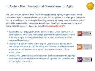 The Myriad faces of Agile Training & Certification | PDF