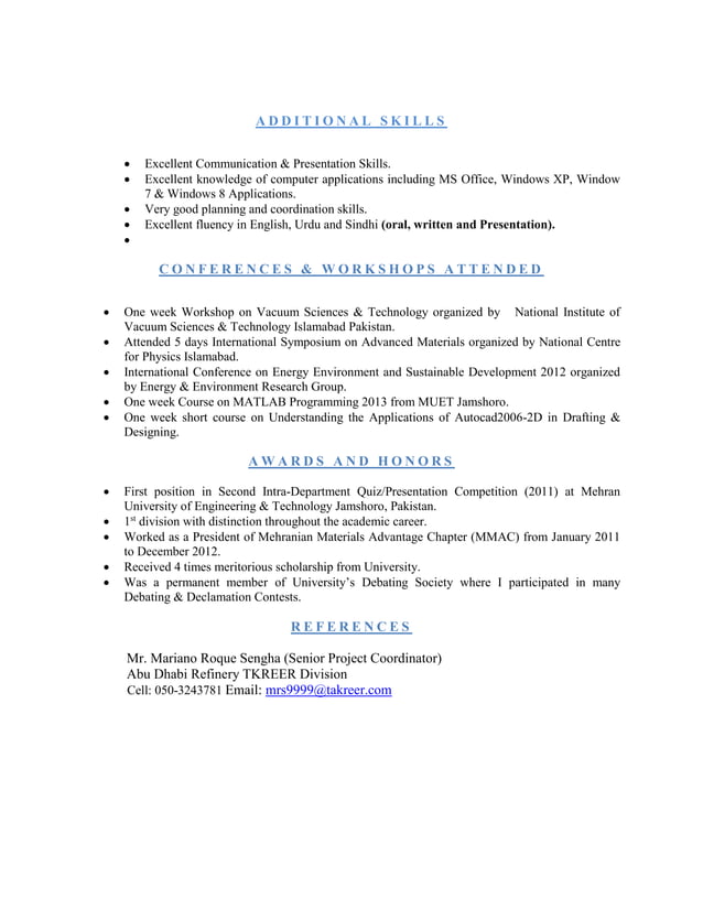 Ghulam Muhyuddin (QAQC Engineer) | PDF