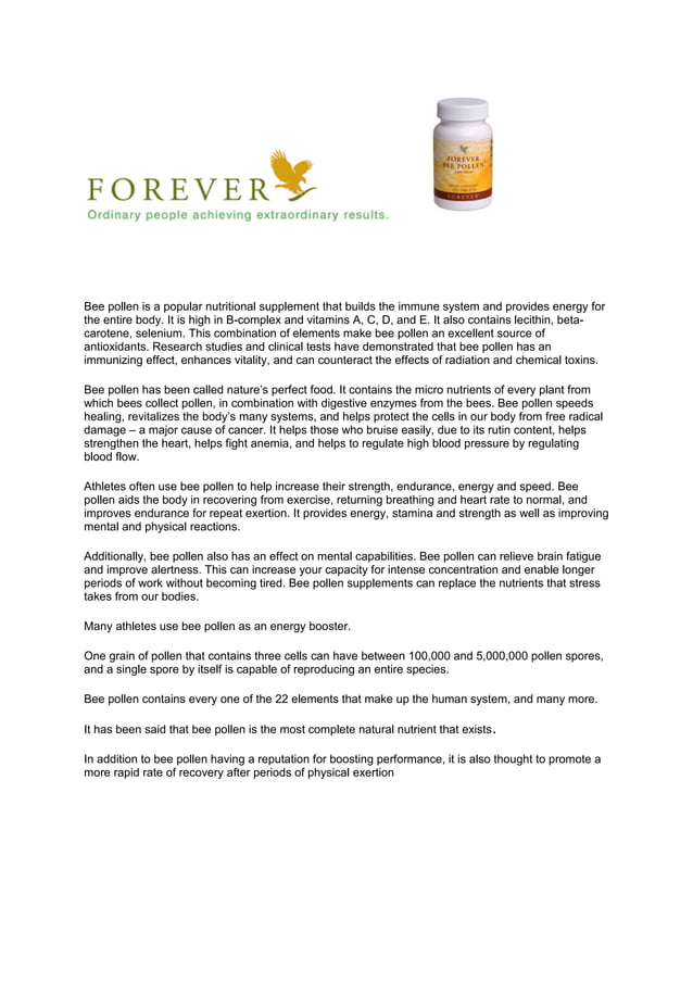 Bee Pollen | PDF