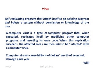 A detailed overview of computer virus.ppt