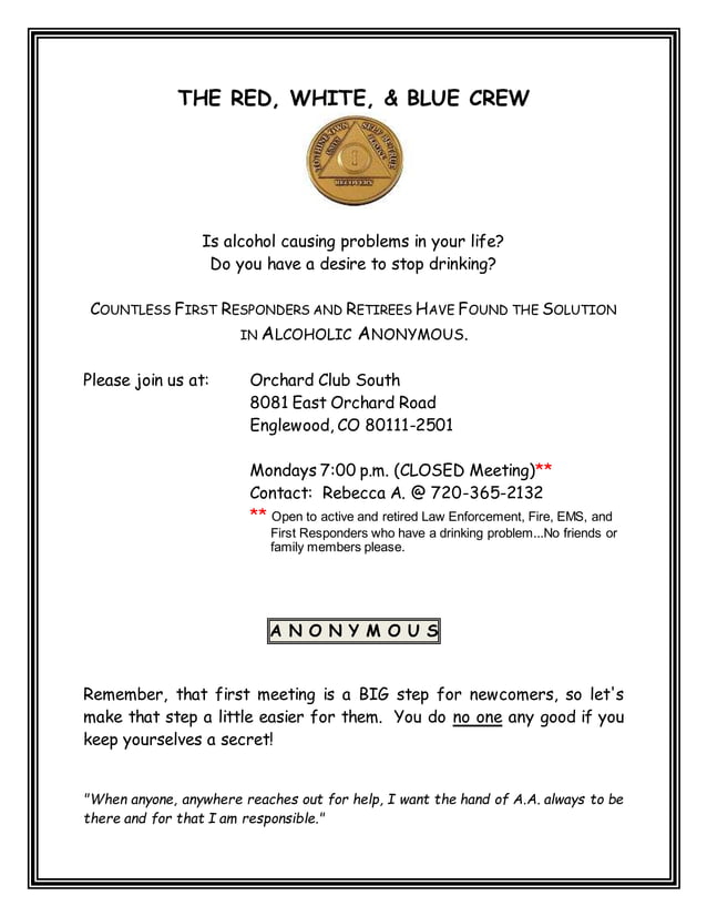 Red,White and Blue Crew Flyer | DOCX