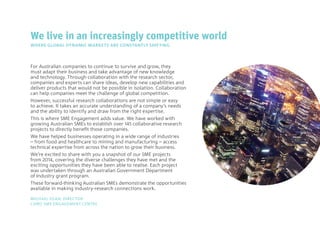 2015 SME Engagement Centre brochure | PDF