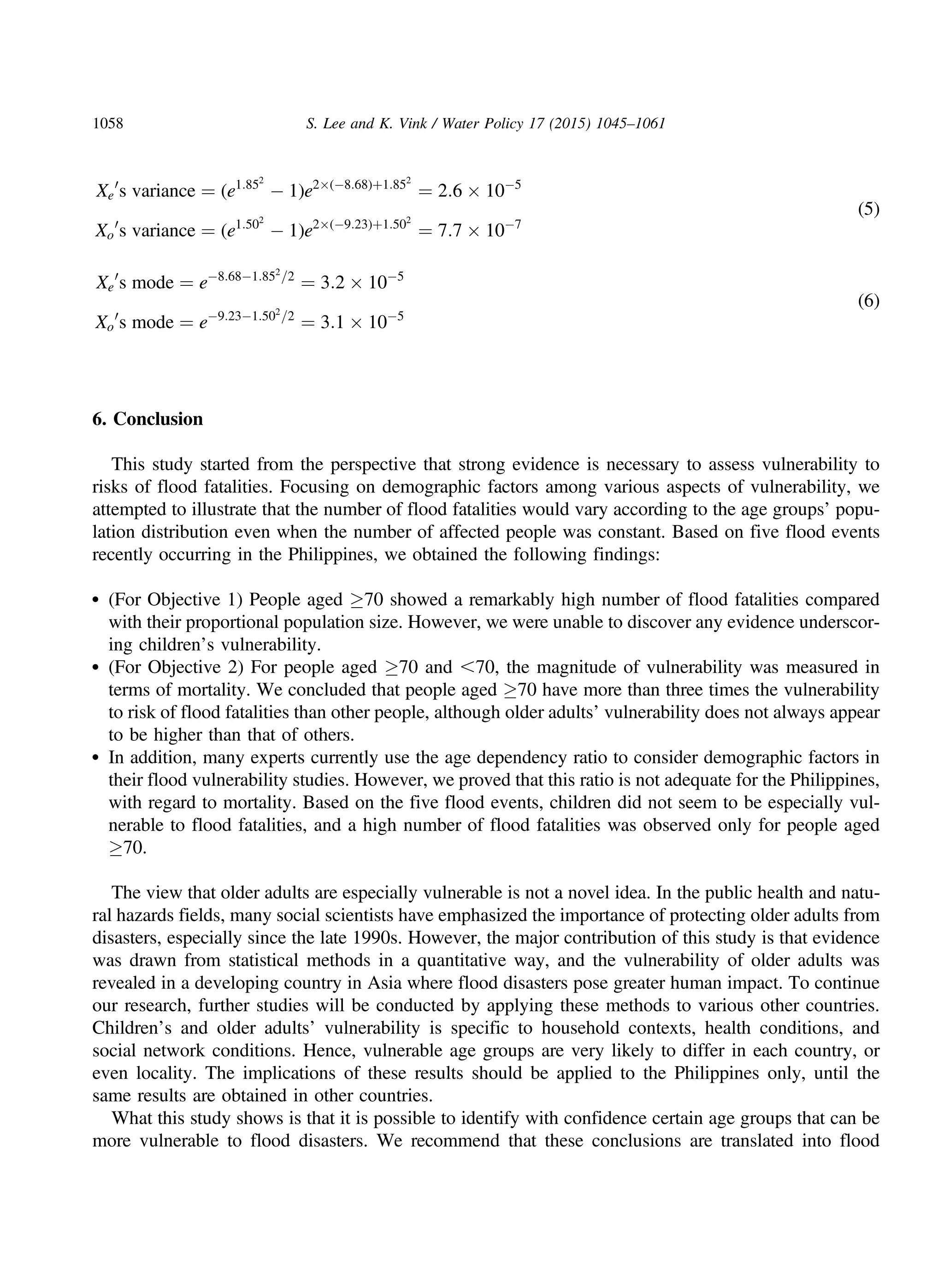 Assessing the vulnerability of different age groups regarding flood fatalities | PDF