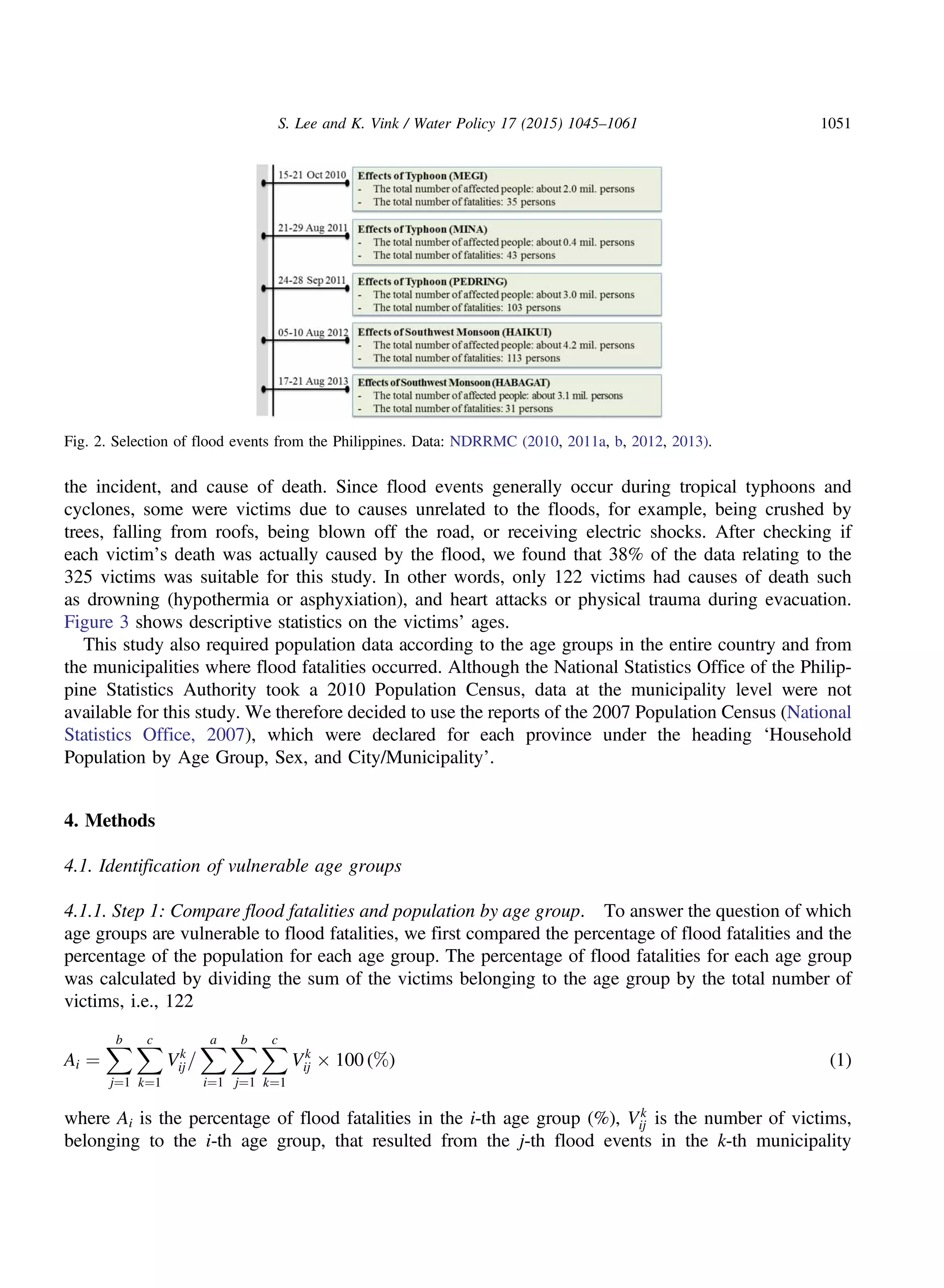 Assessing the vulnerability of different age groups regarding flood ...