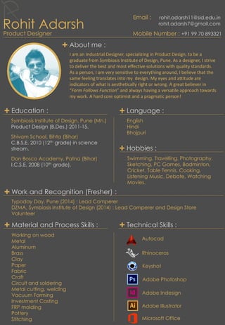 Rohit_Adarsh_Resume_2015
