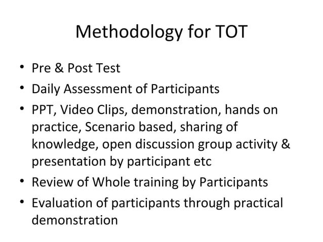 Presentation of work | PPT