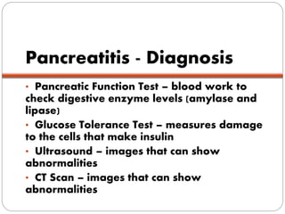 Pancreatitis Presentation | PPTX