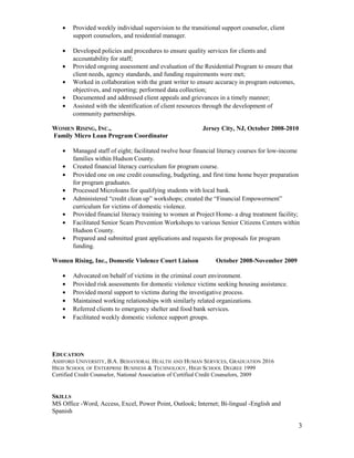 Linnet Williams Resume | PDF