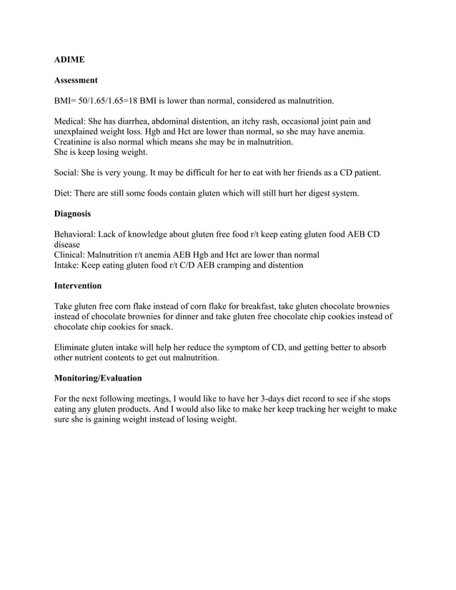 Celiac Case study | PDF