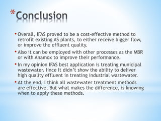 Integrated Fixed-Film Activated Sludge (IFFAS) | PPTX