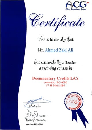 2. Training Certificates | PDF | Vocational Training | Careers