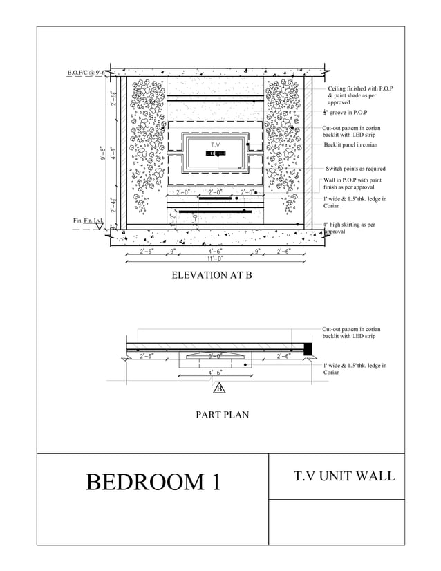 BEDROOM 1_ELEVATIONS-Model2 | PDF