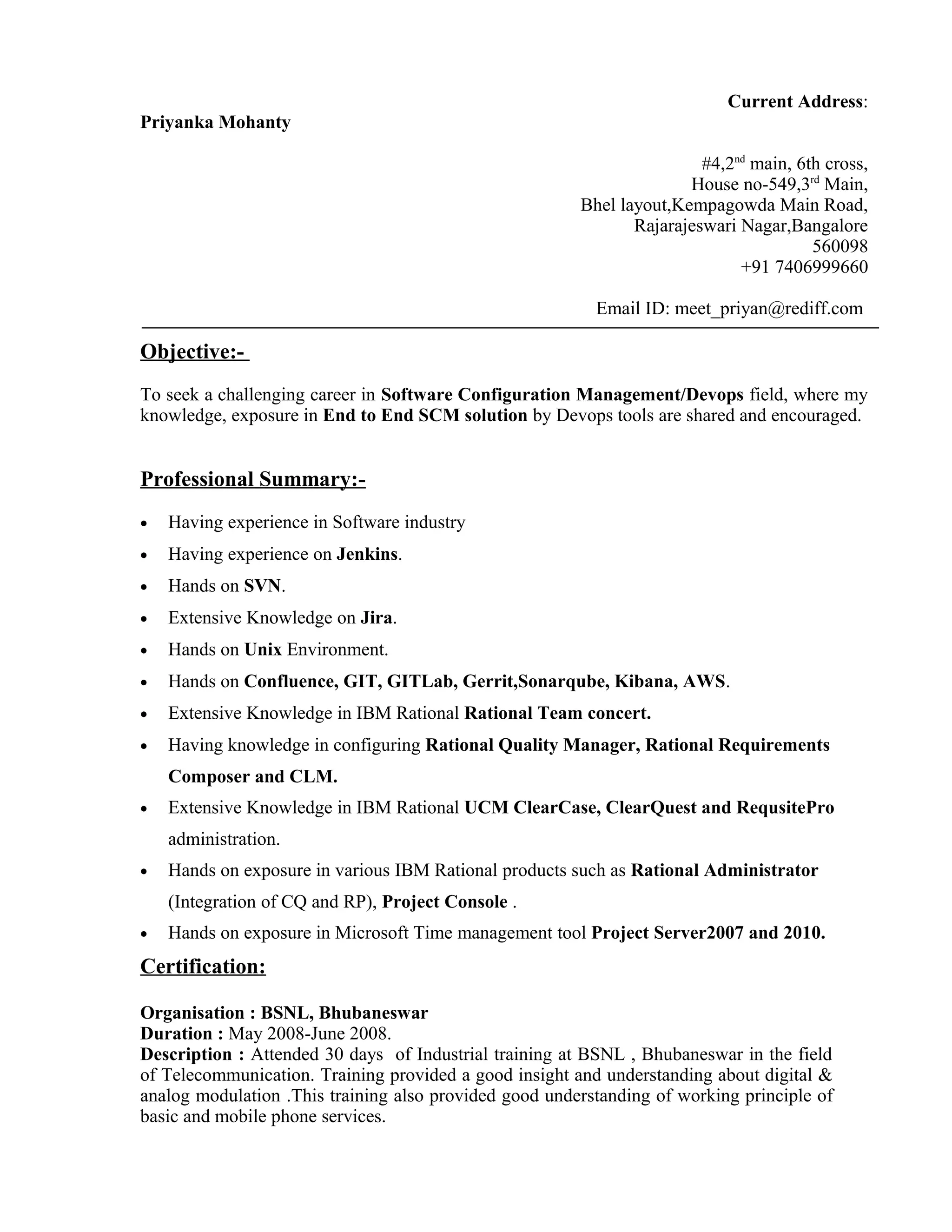 priyanka_Resume | PDF