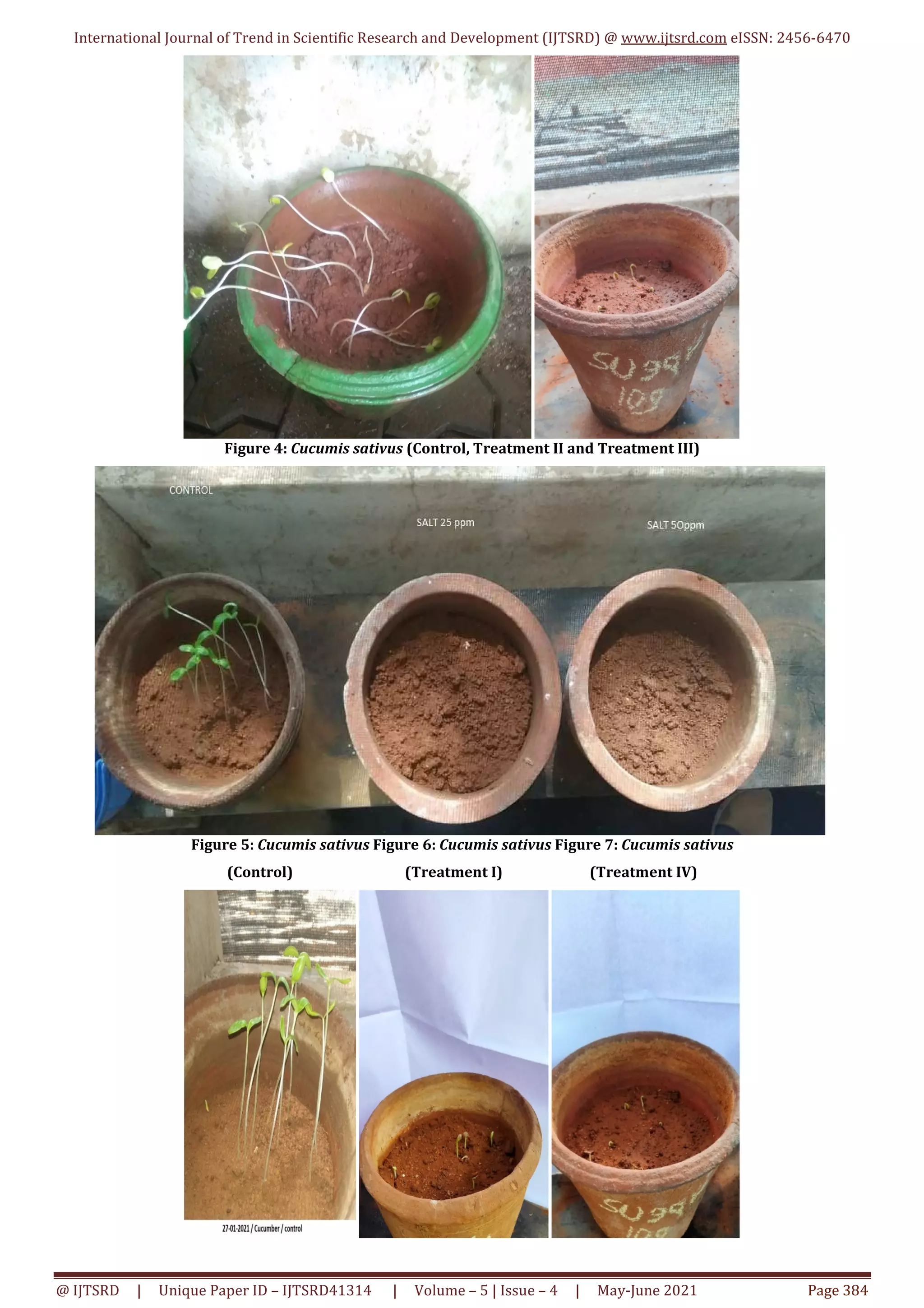 Effect of Stress on Selected Edible Plants | PDF