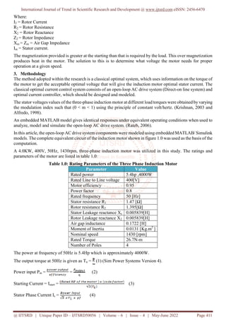 Energy Consumption Minimization of Squirrel Cage Induction Motor Using Classical Optimal ...