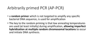 Genotyping methods of nosocomial infections pathogen | PPT