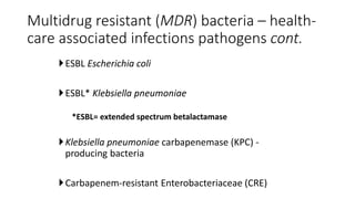 Genotyping methods of nosocomial infections pathogen | PPT