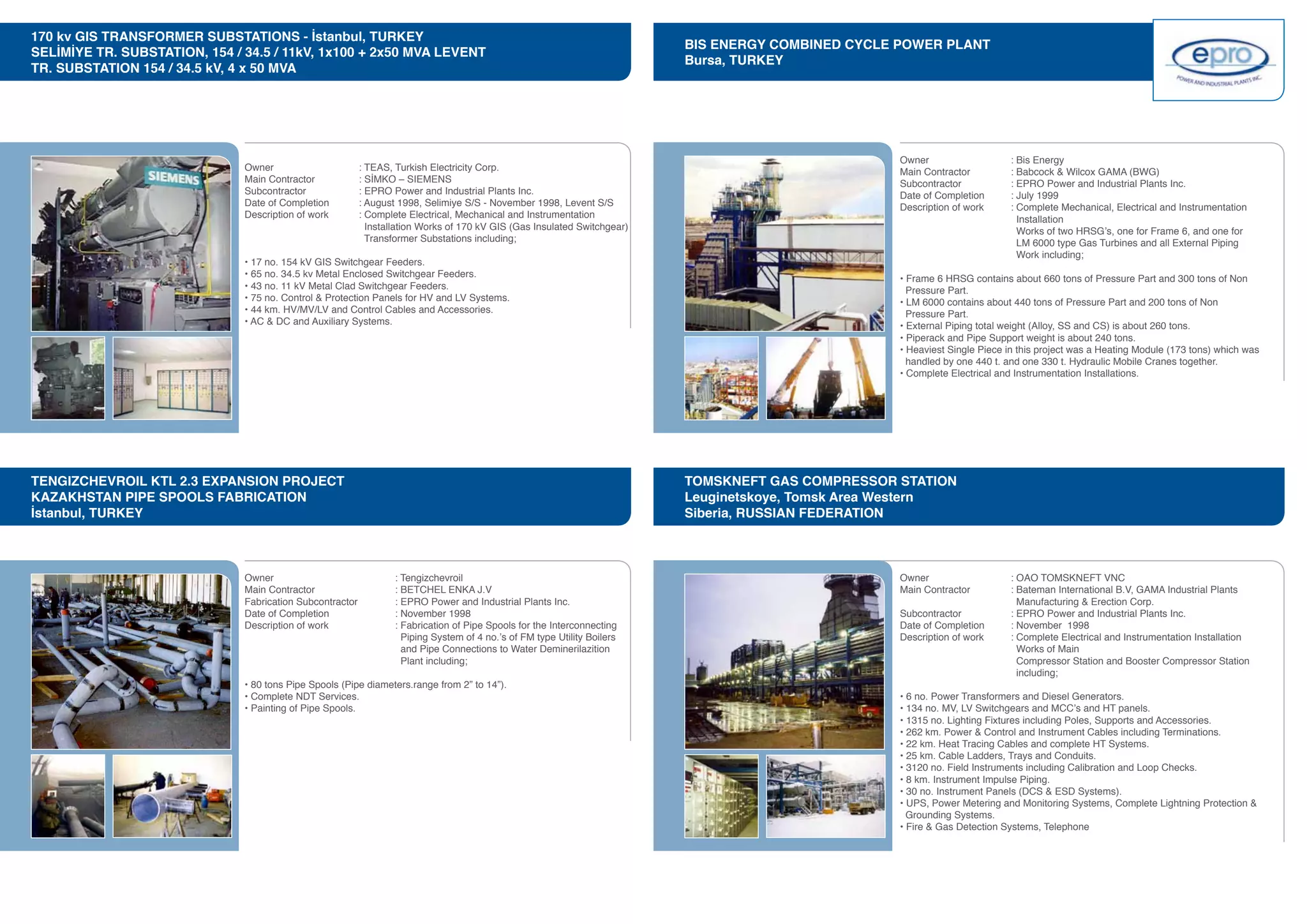 E.Berkay_EPRO Inc_ Company Profile | PDF