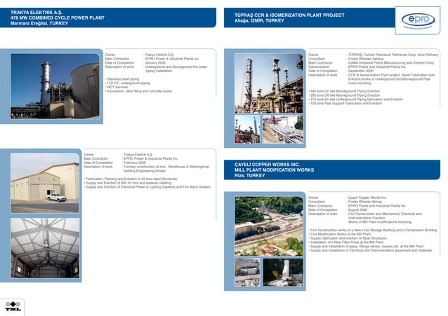 E.Berkay_EPRO Inc_ Company Profile | PDF | Manufacturing Industry ...