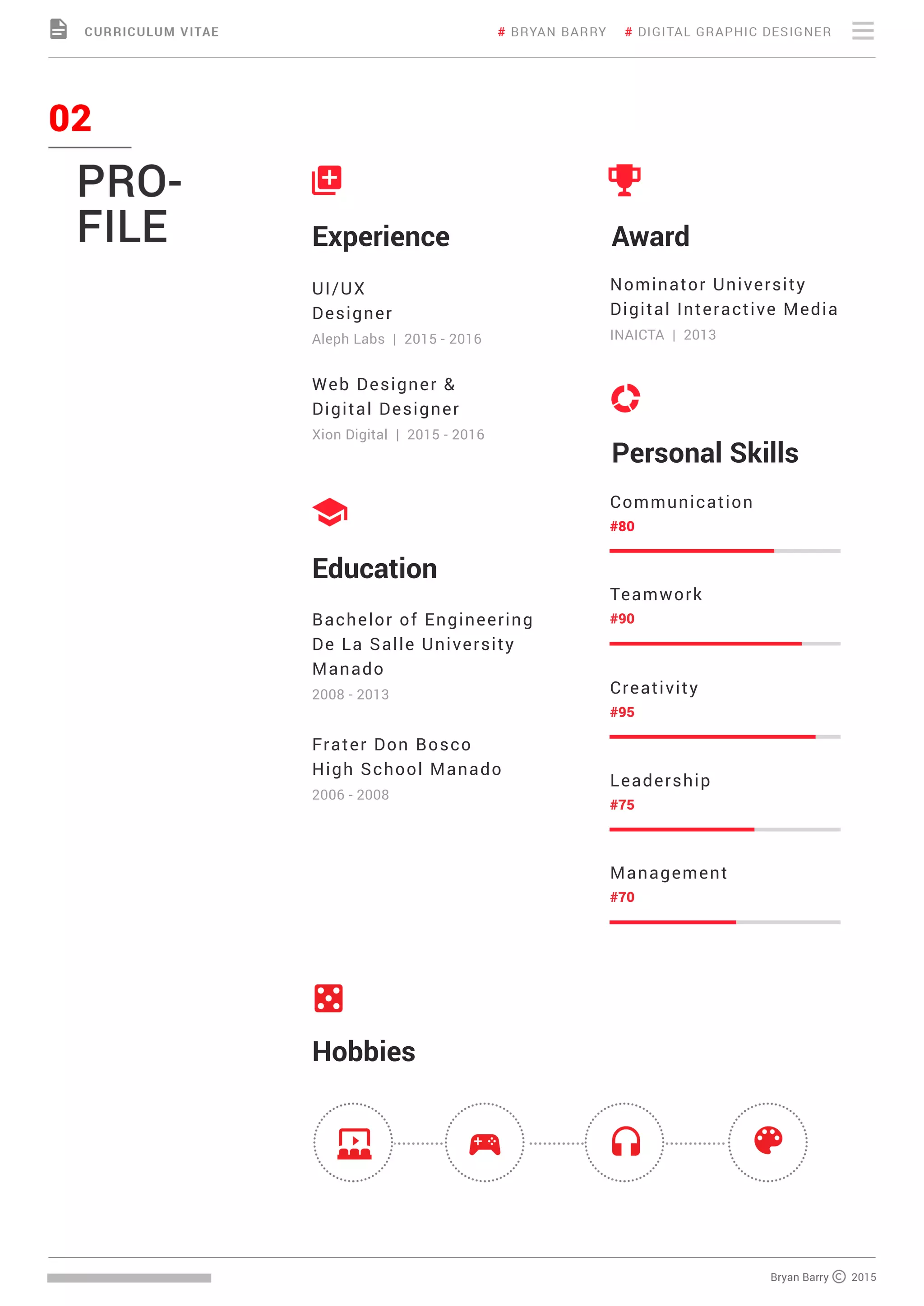 cv bryan print 2016 | PDF