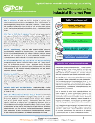 PCN InterMax IX1610-P Product Brochure rev 1-0 (1) | PDF