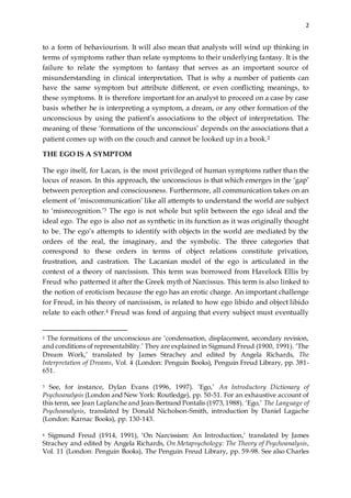 Jacques Lacan on Naricissism and the Ego (October 2016) | DOCX