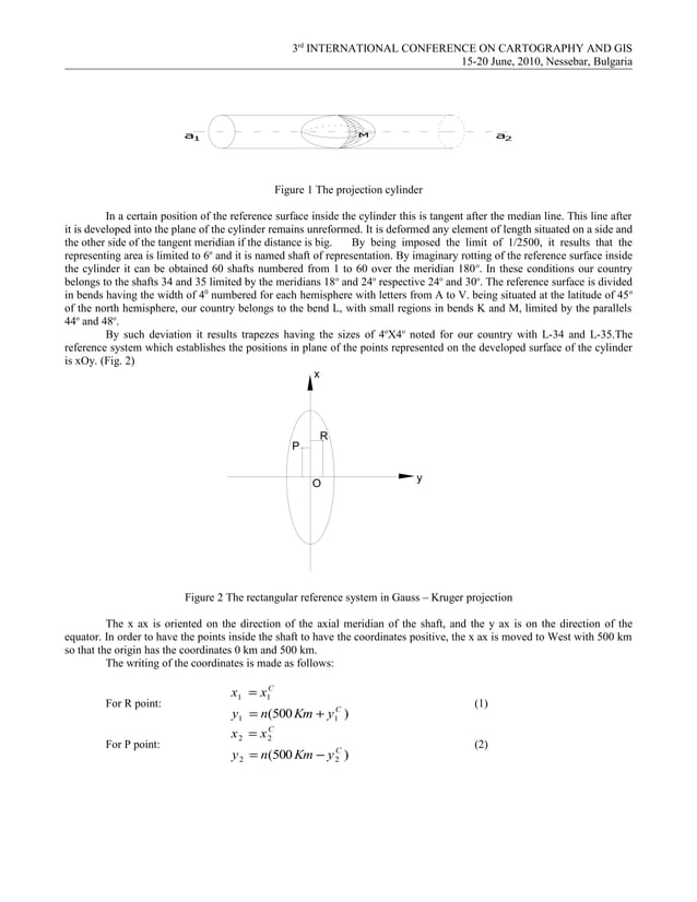 THE QUALITATIVE ANALYZE OF THE CARTOGRAPHICAL PROJECTIONS USED IN ...
