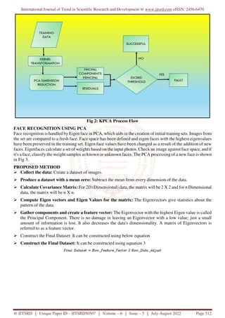 KPCA and Eigen Face Based Dimension Reduction Face Recognition Method | PDF | Computing ...