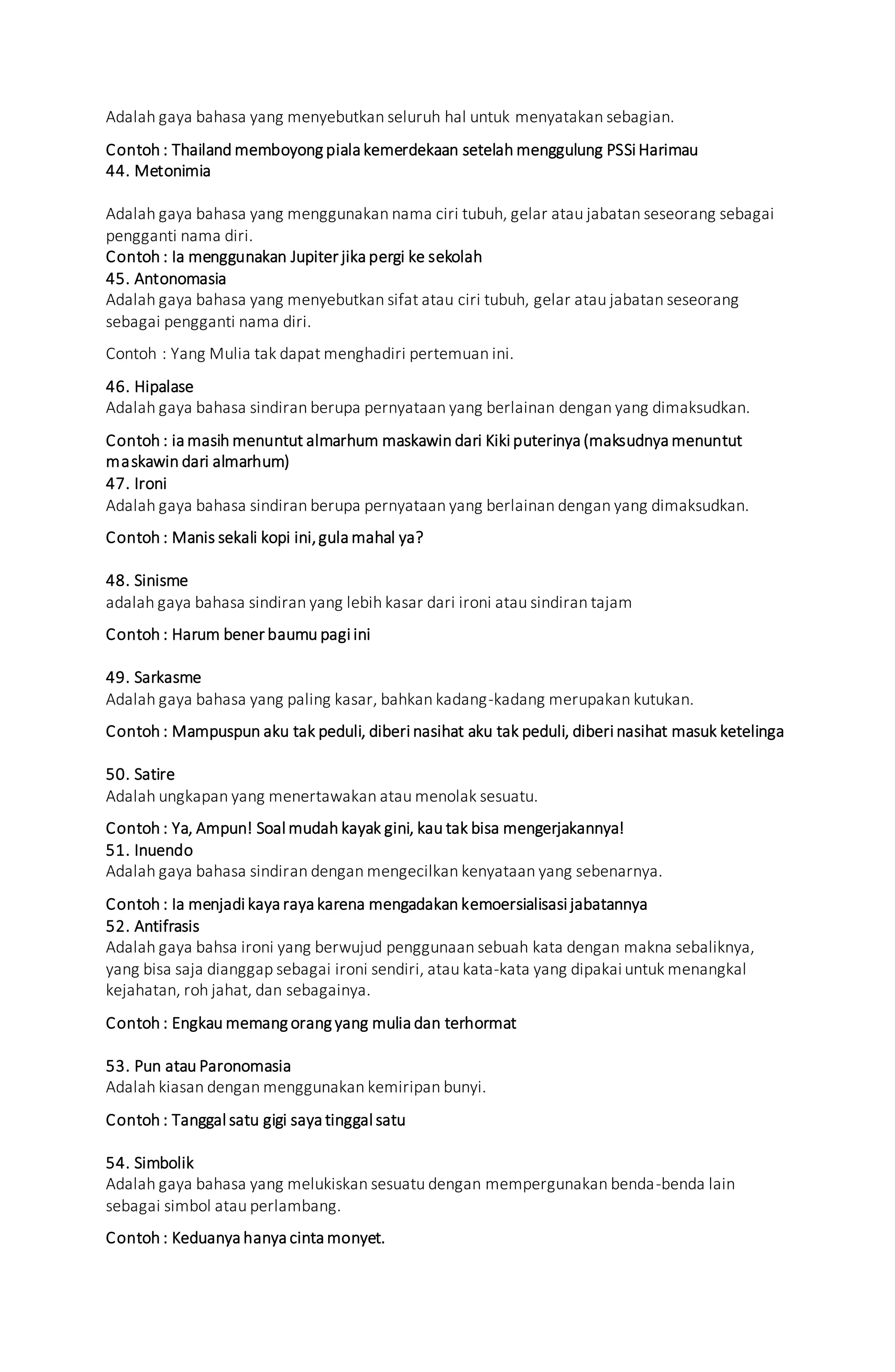 63 macam majas | DOCX