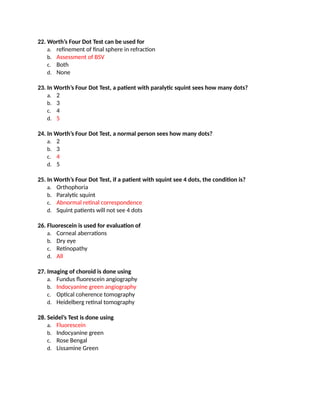 63 Multiple Choice Questions (MCQS) - Clinical methods in Ophthalmology.docx