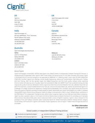 Functional Testing Case Study- Cigniti Helps Global Healthcare Group ...