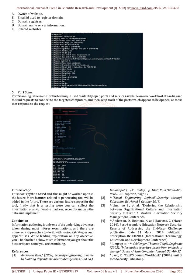 Vulnerability Assessment and Penetration Testing using Webkill | PDF