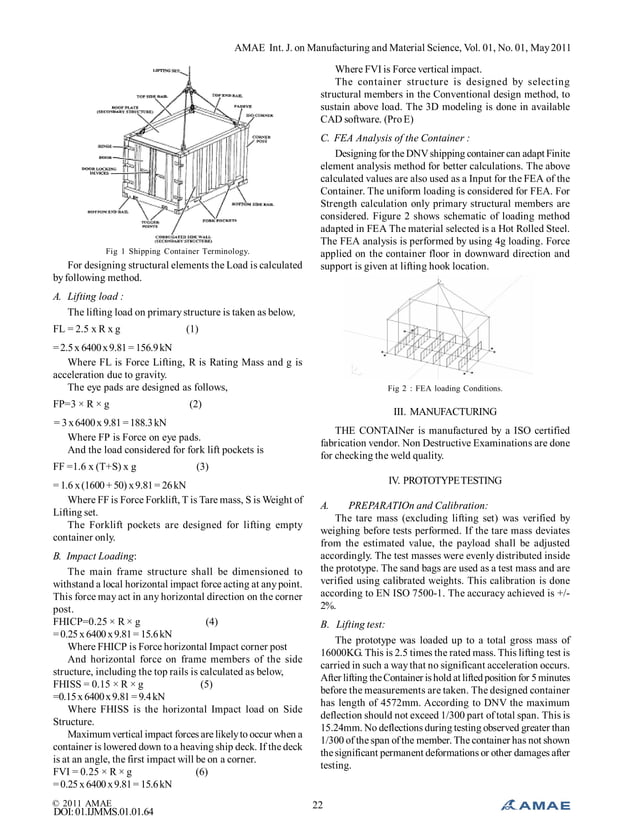 Designing of Offshore DNV Container | PDF